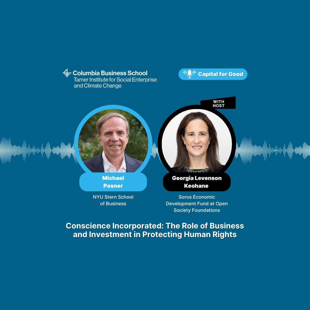 Michael Posner, Conscience Incorporated: The Role of Business and ...