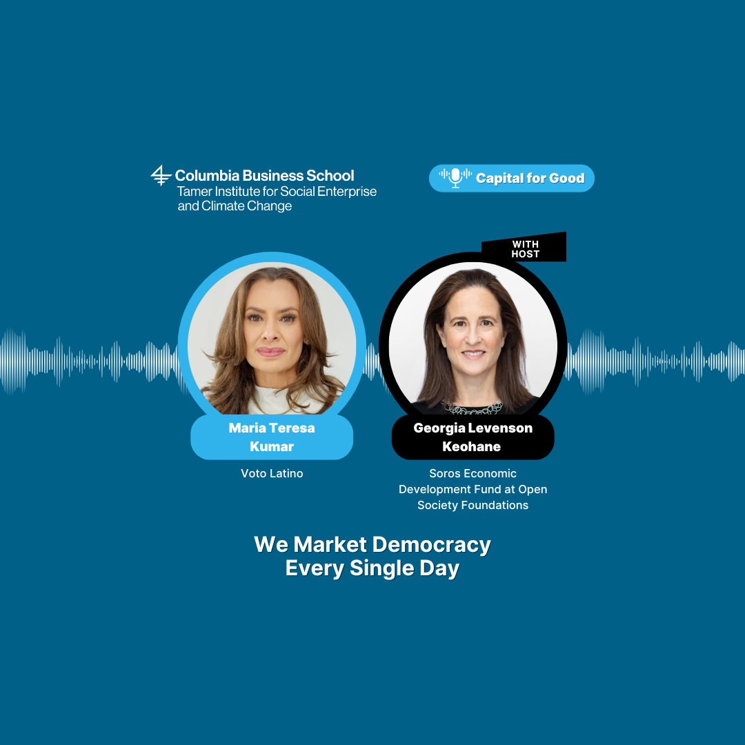 Maria Teresa Kumar: We Market Democracy Every Single Day | Columbia ...