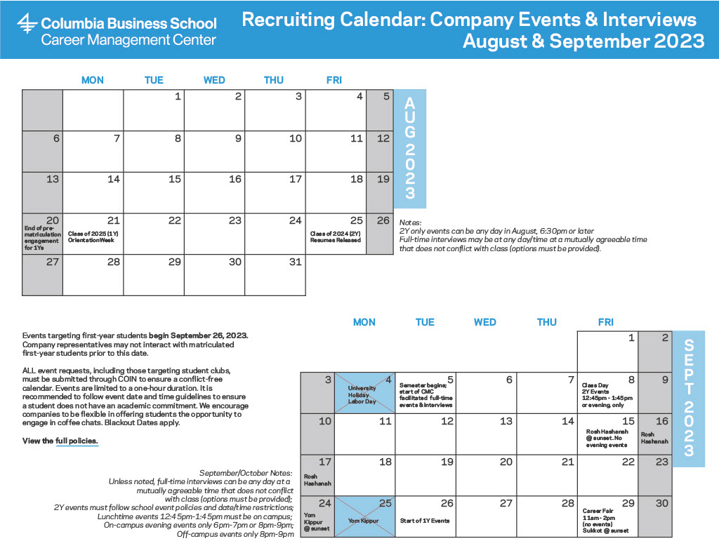 Recruiter's Guide | Columbia Business School